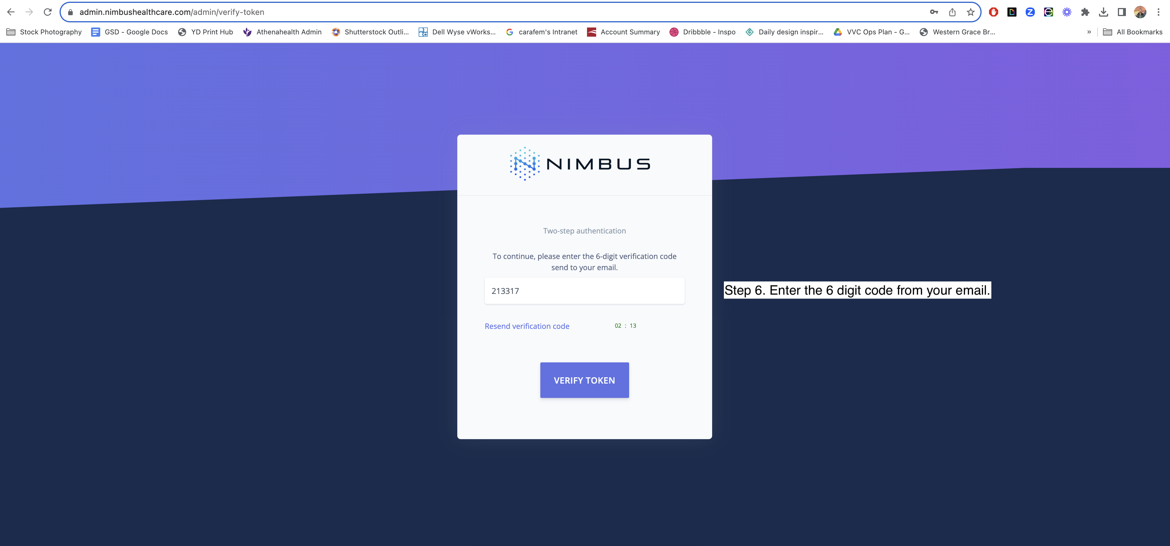How do I set up my Nimbus Partner Portal?